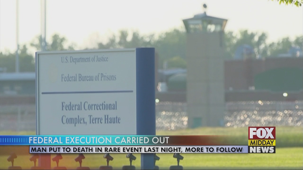 Rare Federal Execution Moves Forward Despite Attempts to Stop it - WFXB