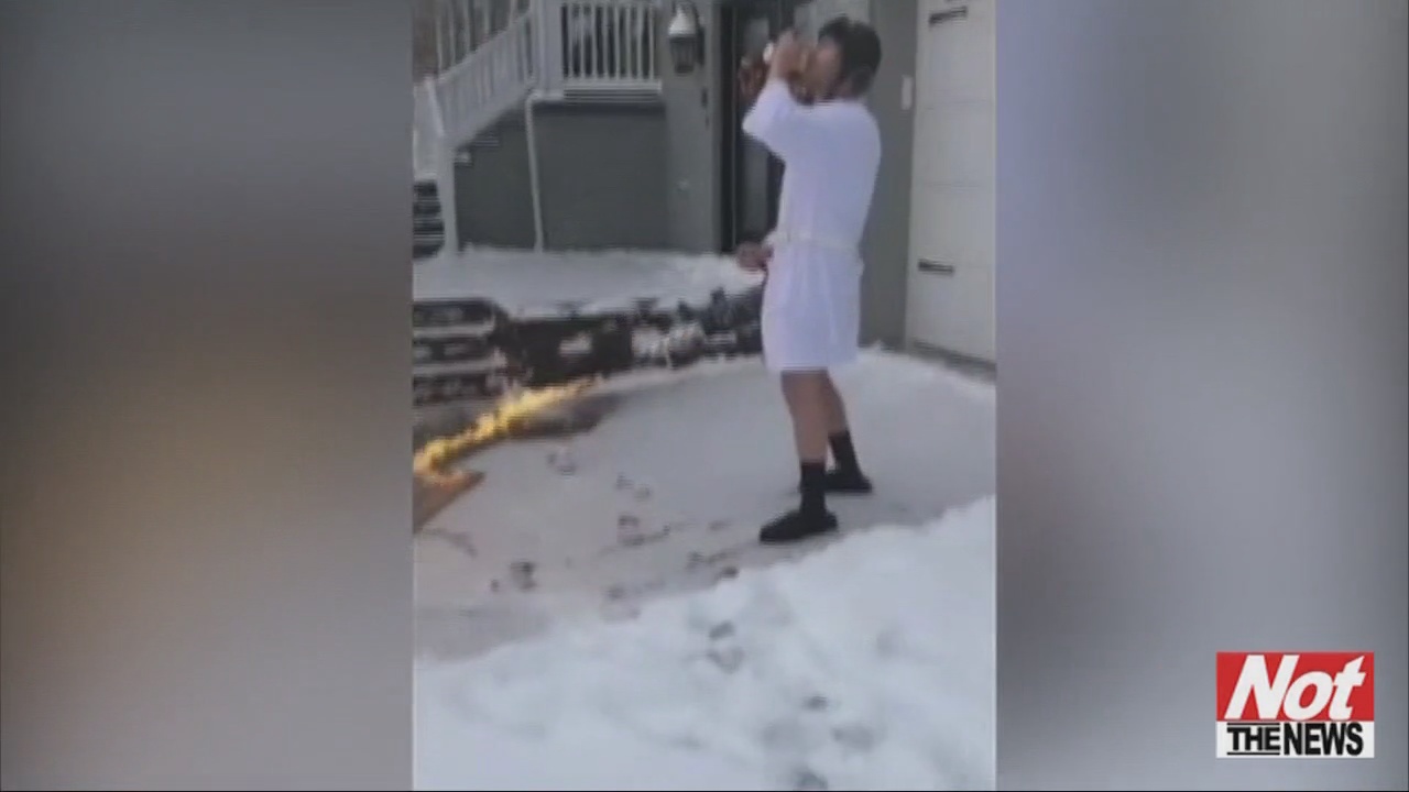 Kentucky Man Clears Driveway With A Flamethrower - WFXB
