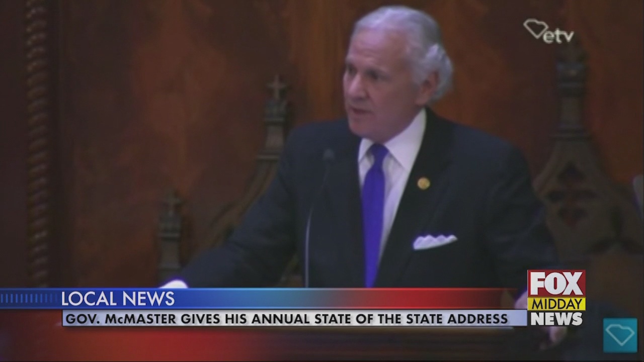 Gov. McMaster Delivers 4th Annual State of the State Address - WFXB