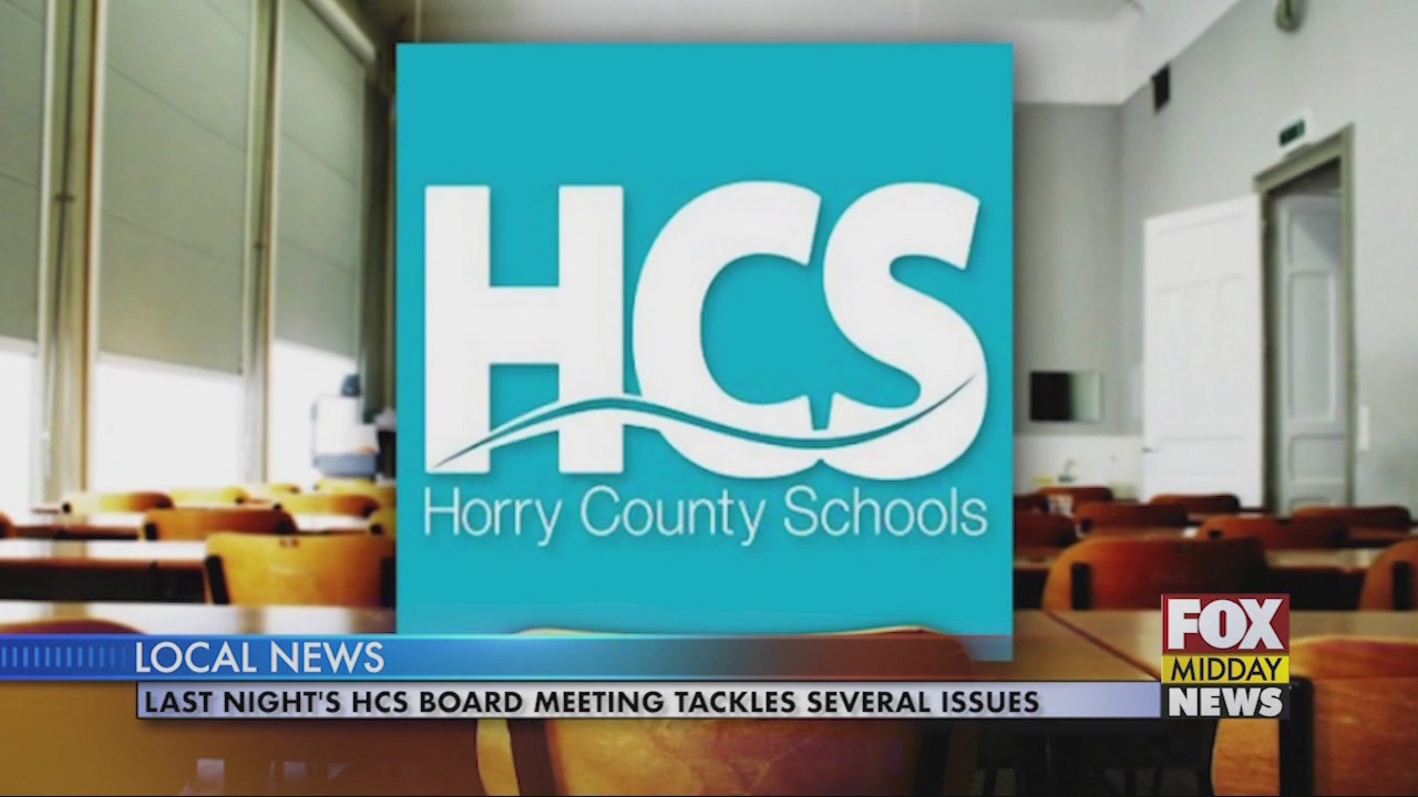 HCS Board Gives Updates on Several Important Issues - WFXB