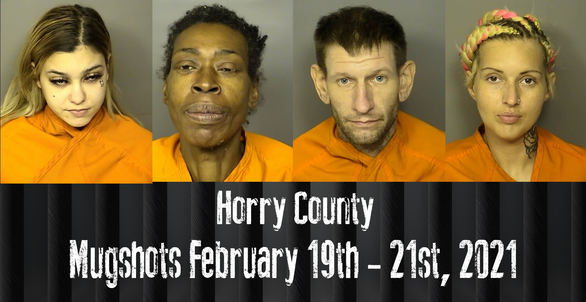 Mugshots February 19th - 21st, 2021 - WFXB