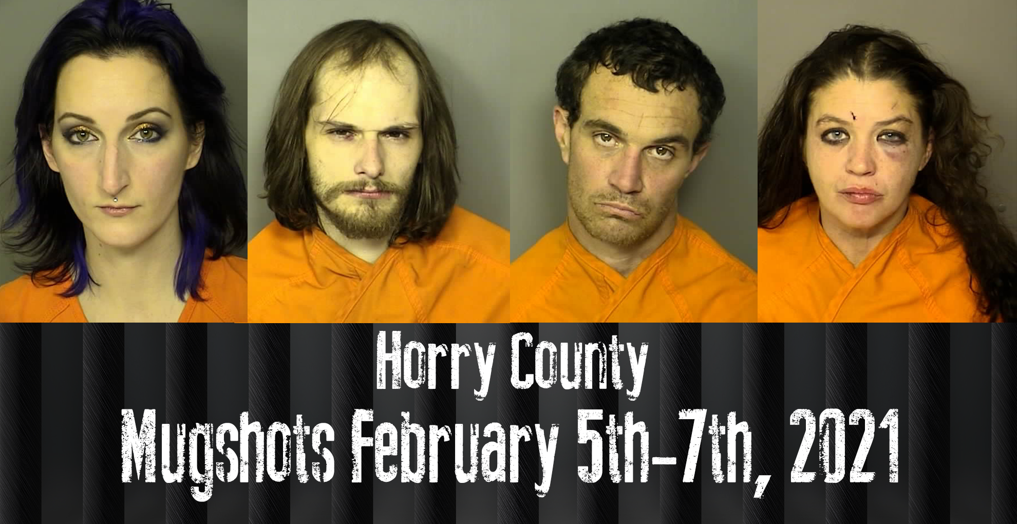 Mugshots February 5th - 7th, 2021 - WFXB