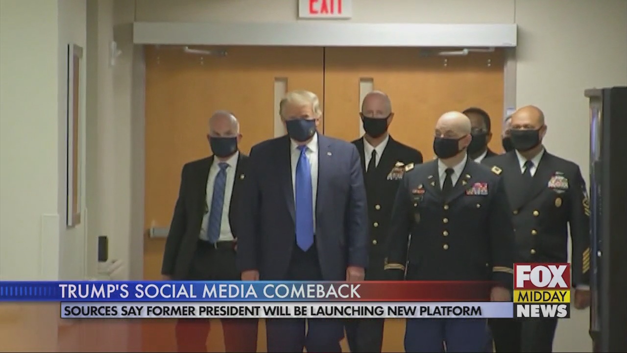 Former President Trump Planning Social Media Comeback - WFXB