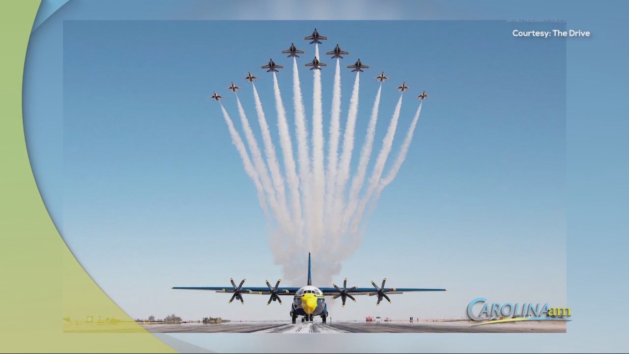 Navy and Air Force Debut New Flyover Formation - WFXB