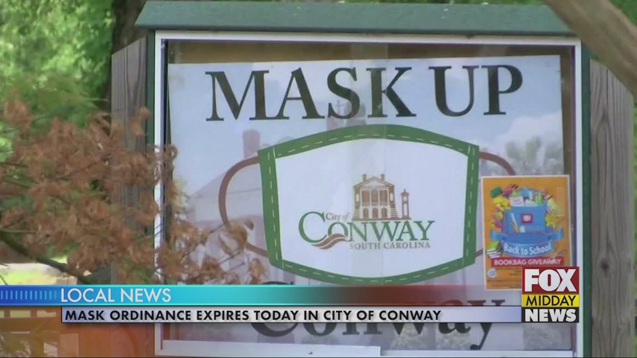 Masks Ordinance Expires in Conway - WFXB