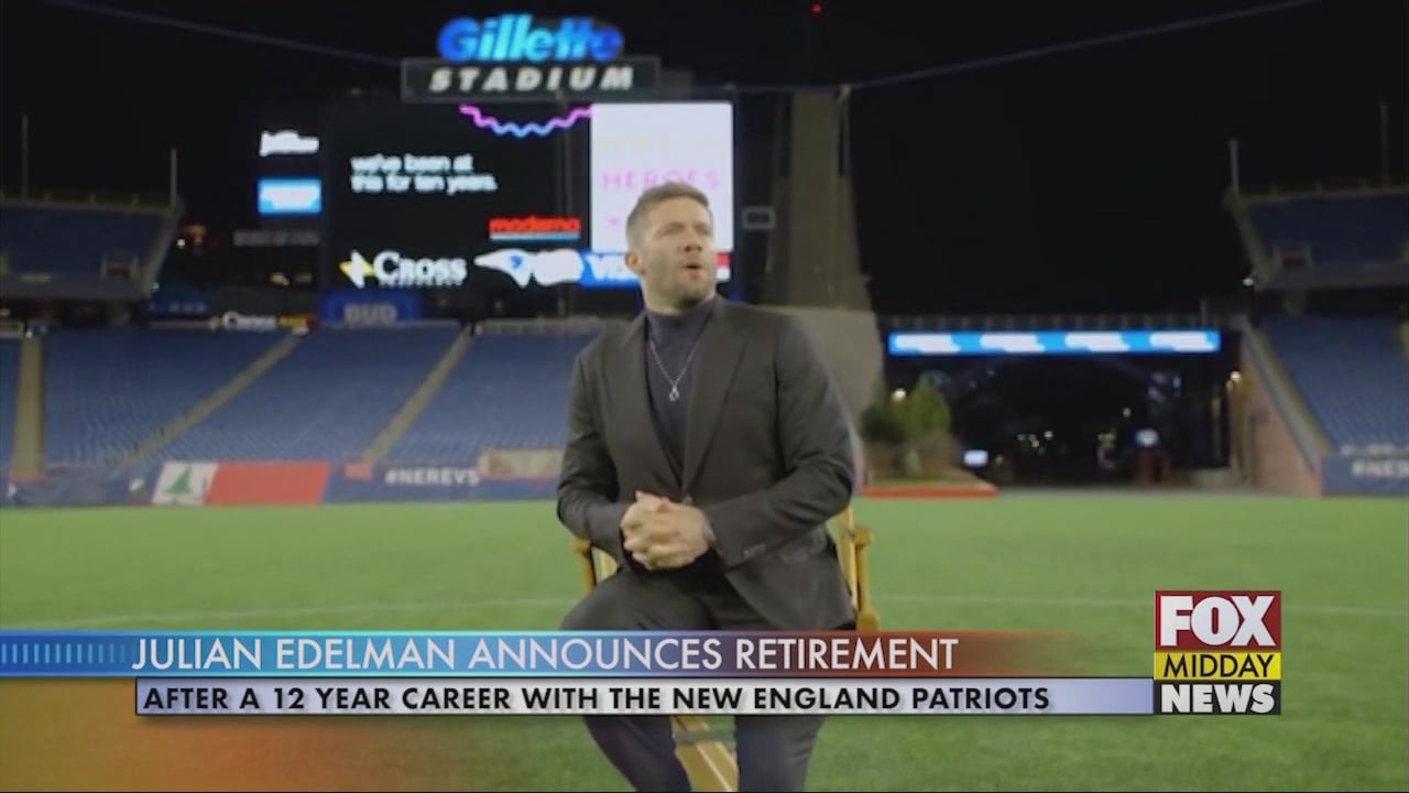 Julian Edelman Announces His Retirement From The NFL - WFXB