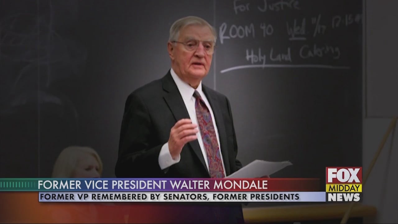 Former Vice President Walter Mondale Passed Away Yesterday At Age 93 In ...