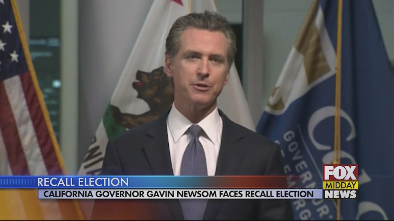 California Governor Gavin Newsom Faces Recall Election - WFXB