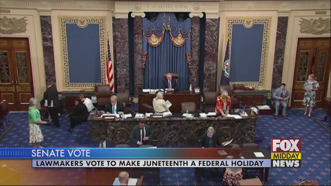Senators Vote to Make Juneteenth a Federal Holiday - WFXB