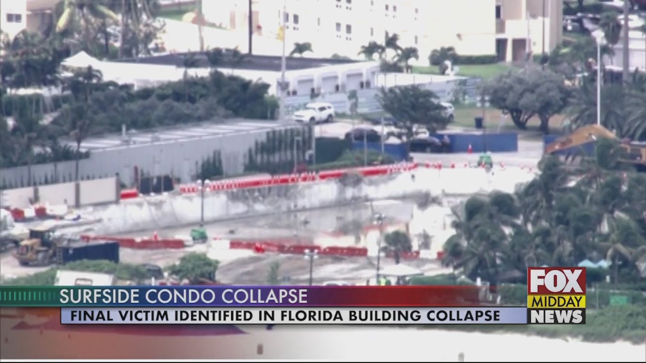 Final Victim in Surfside Florida Condo Collapse Identified - WFXB