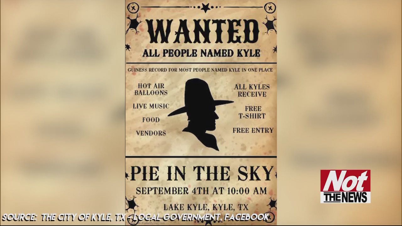 City of Kyle, Texas Wants to Assemble the Largest Gathering of Kyles - WFXB