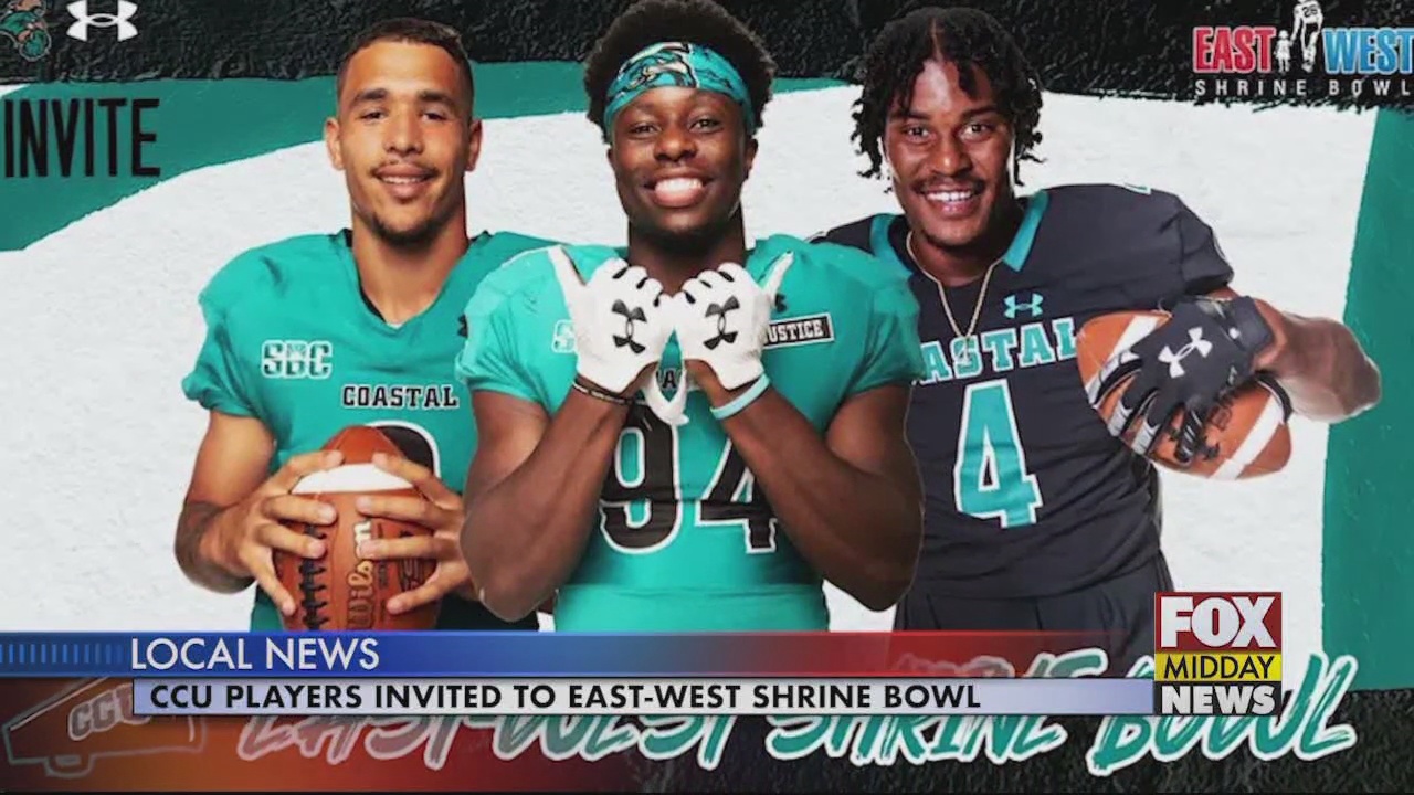 Three CCU Players Invited to East-West Shrine Bowl - WFXB