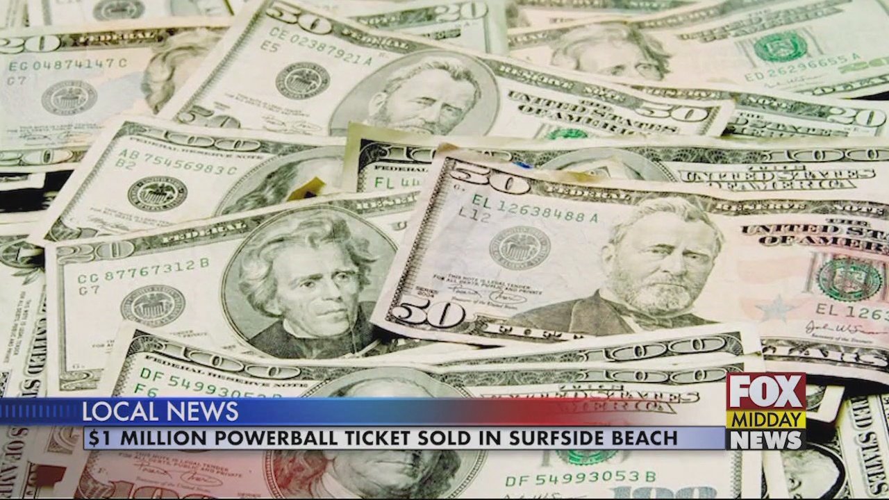 Winning $1 Million Powerball Ticket Sold in Surfside Beach - WFXB