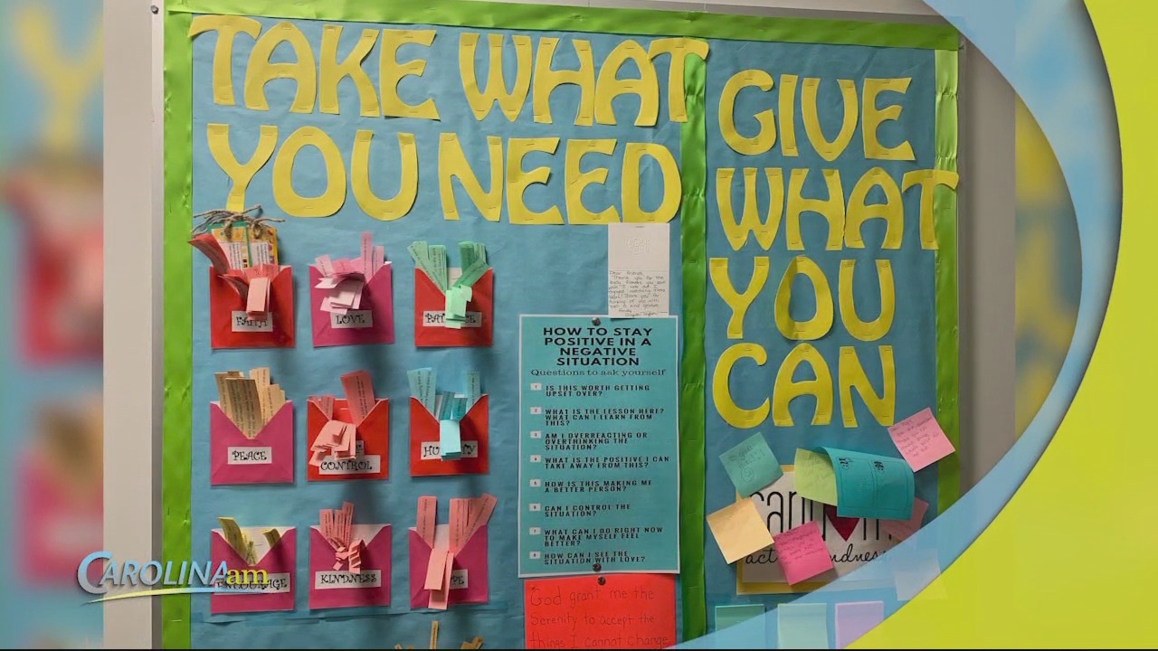 School Clerk Sparks Kindness with This Bulletin Board - WFXB