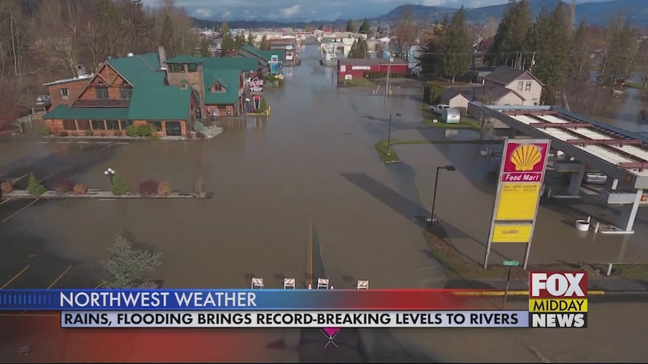 Rains, Flooding Brings Record-Breaking Levels to Rives in Northwest ...