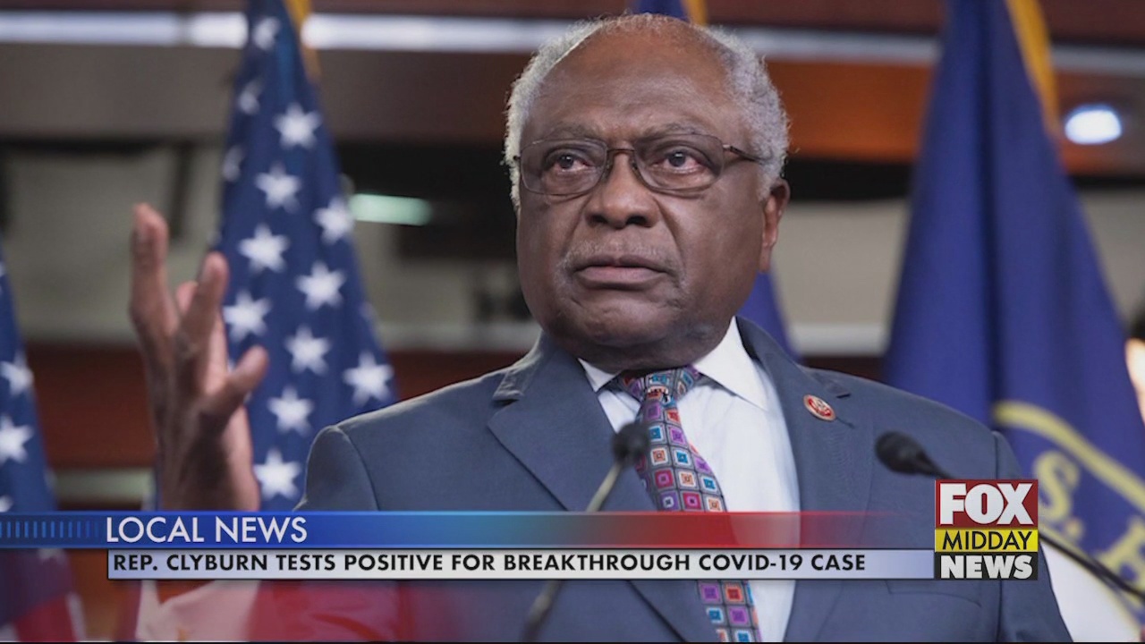 South Carolina Congressman James Clyburn Tests Positive for Covid-19 - WFXB