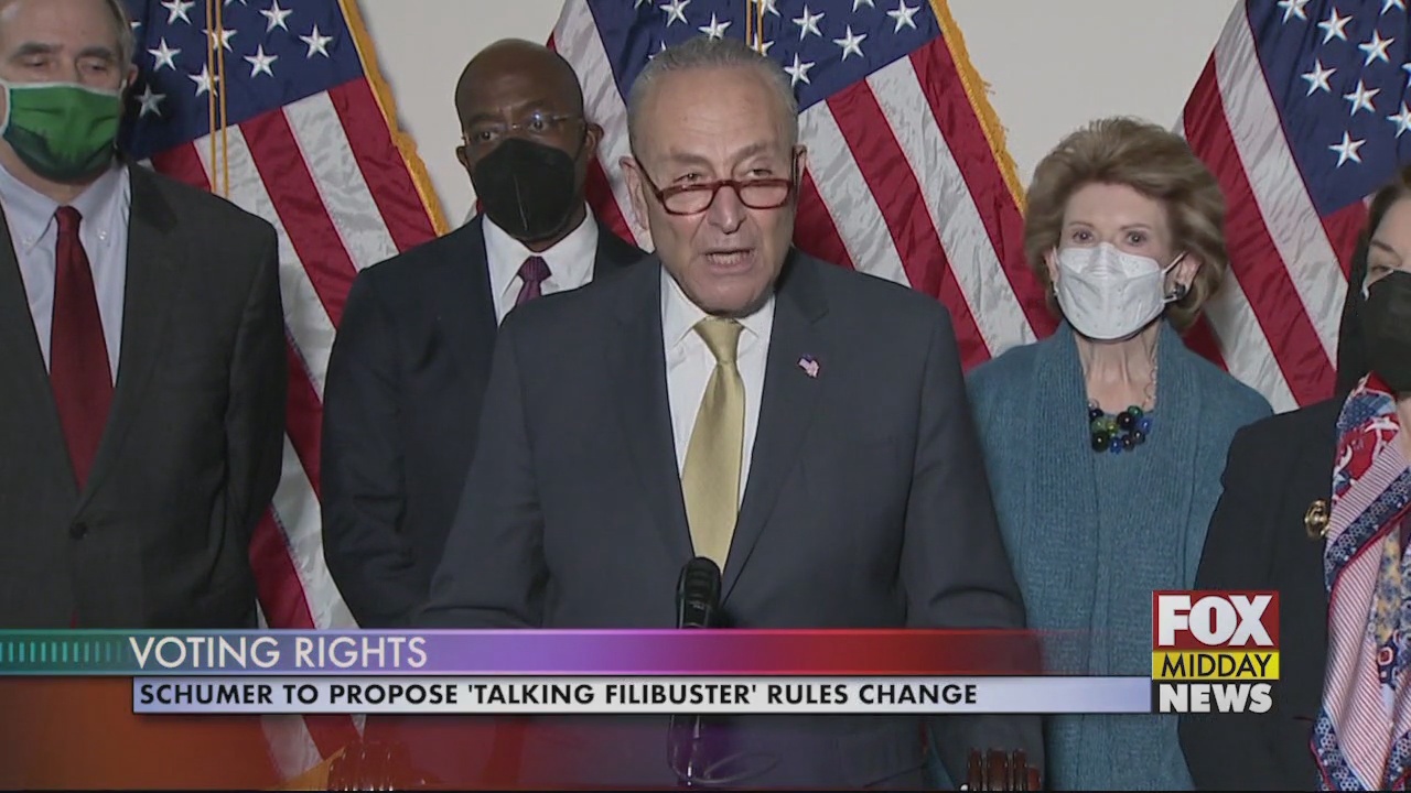 Senate Majority Leader Chuck Schumer to Propose 'Talking Filibuster ...