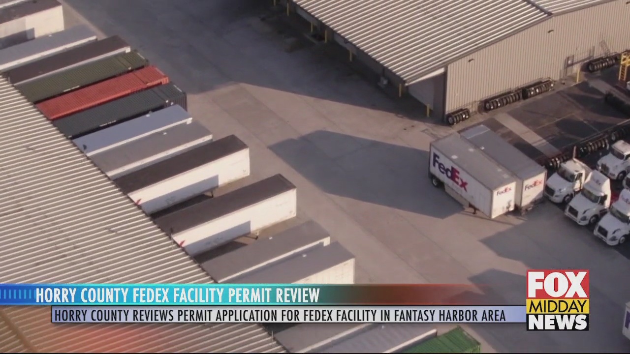 Permit Applied for FedEx Distribution Facility in Fantasy Harbor - WFXB