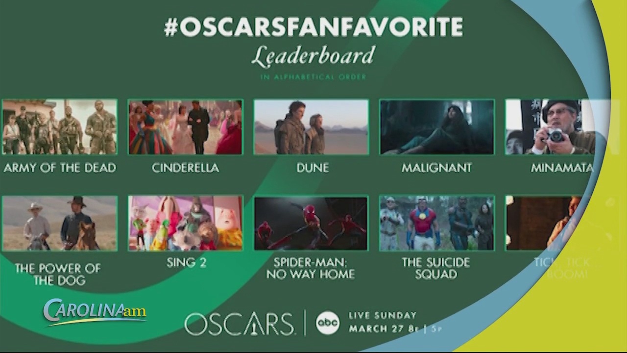 Oscars Announce Movies Up for Fan Favortie Award - WFXB