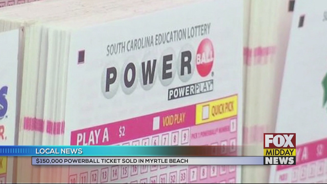 $150,000 Powerball Winner in Myrtle Beach - WFXB