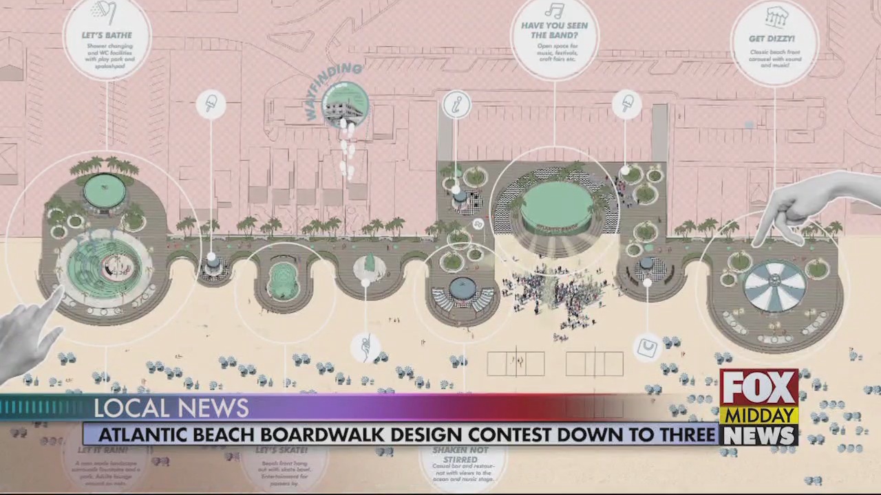Atlantic Beach Boardwalk Design Competition Down to Three Firms - WFXB