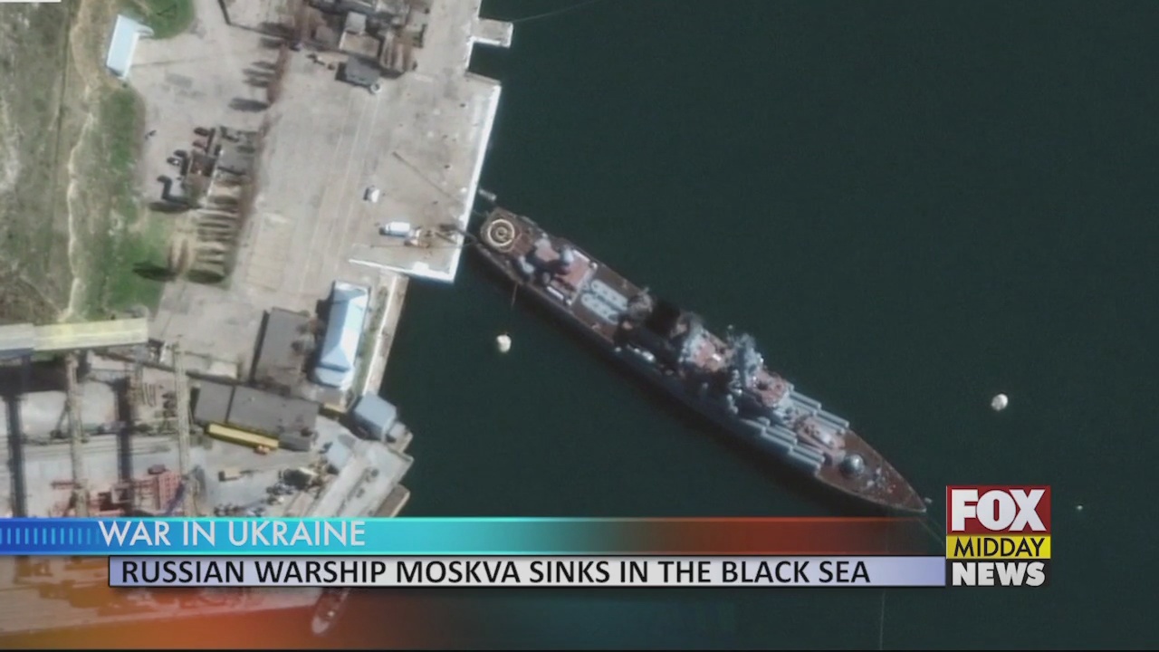 Russian Warship Moskva Sinks in the Black Sea - WFXB