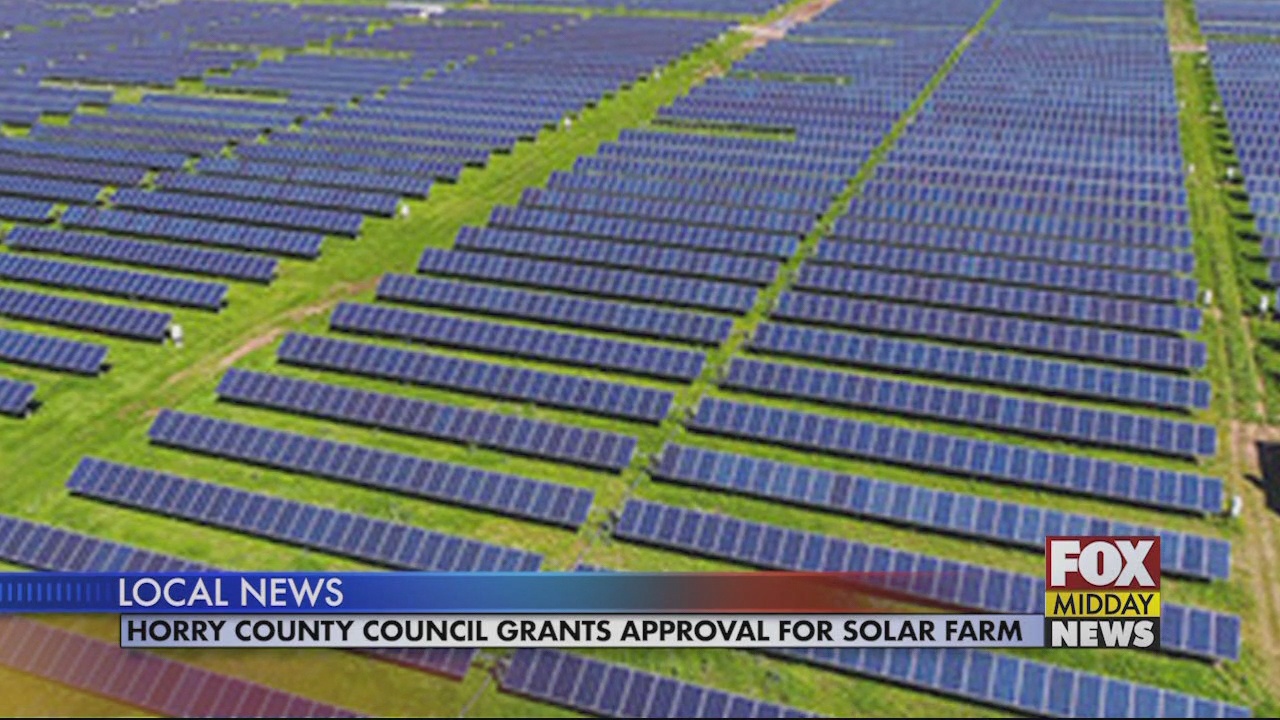 Horry County Council Grants Approval For Solar Farm in Bucksport - WFXB