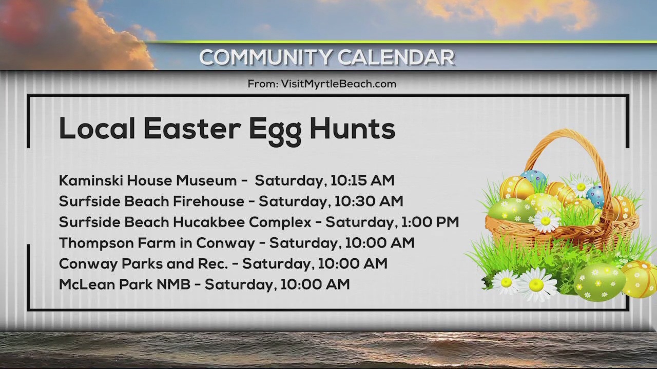 Where to Hunt for Eggs This Weekend on the Grand Strand - WFXB