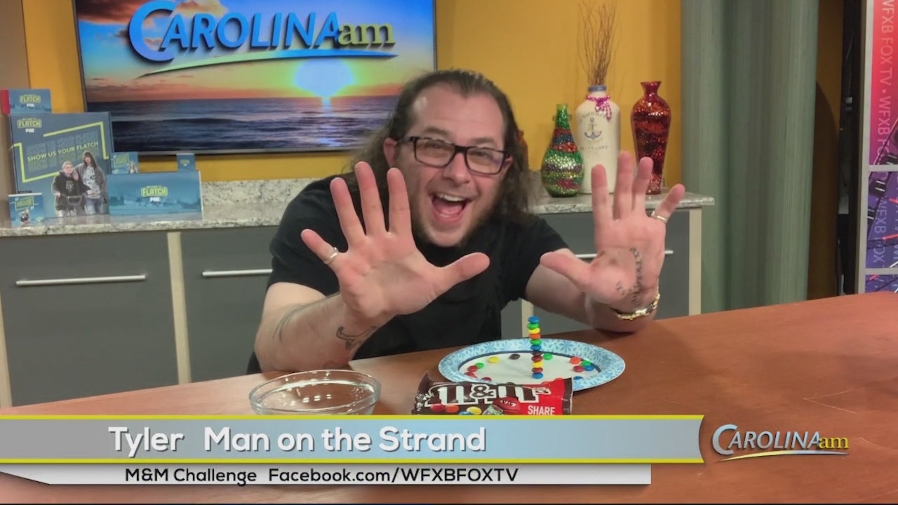 Can Tyler 'Man on the Strand' Stack More M&M's Than the Guinness World ...