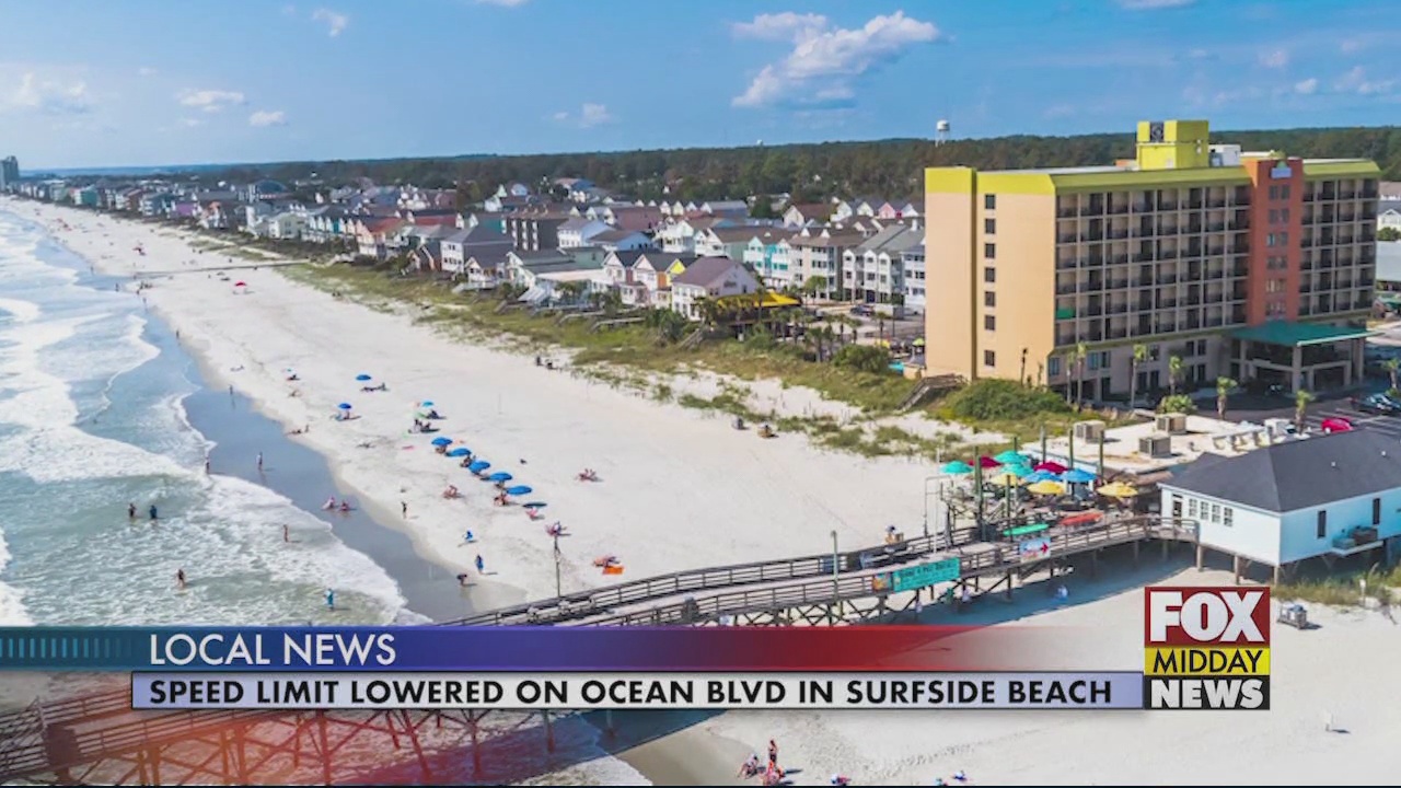 Speed Limit Lowered on Ocean Boulevard in Surfside Beach - WFXB