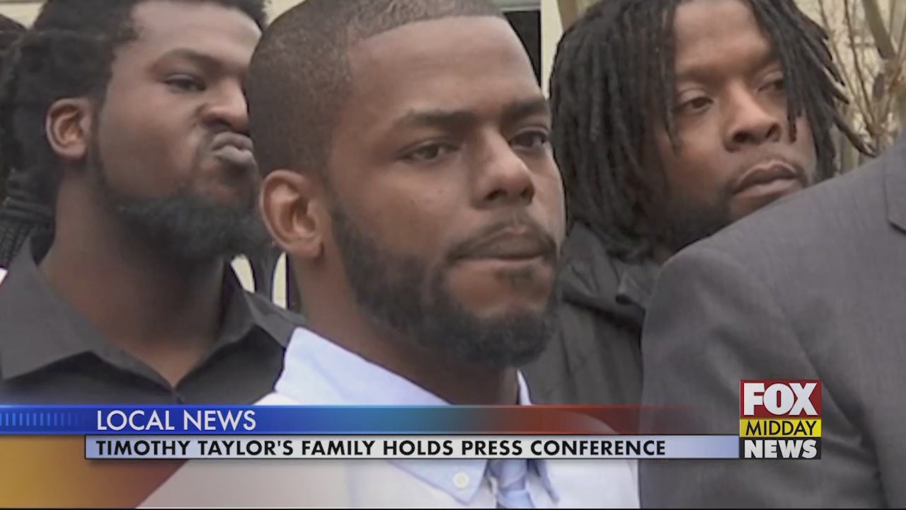 Timothy Taylor's Family Holds Press Conference - WFXB