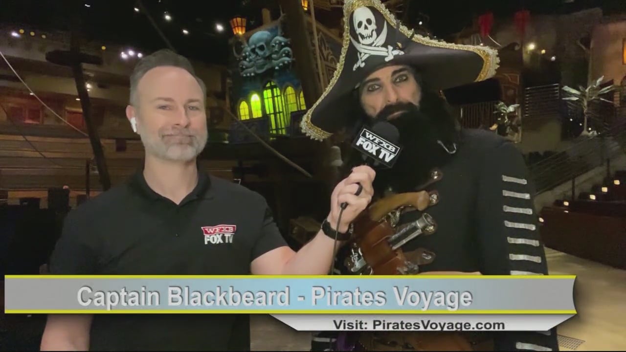Captain Blackbeard Gears Up for the Summer Season at Pirates Voyage - WFXB