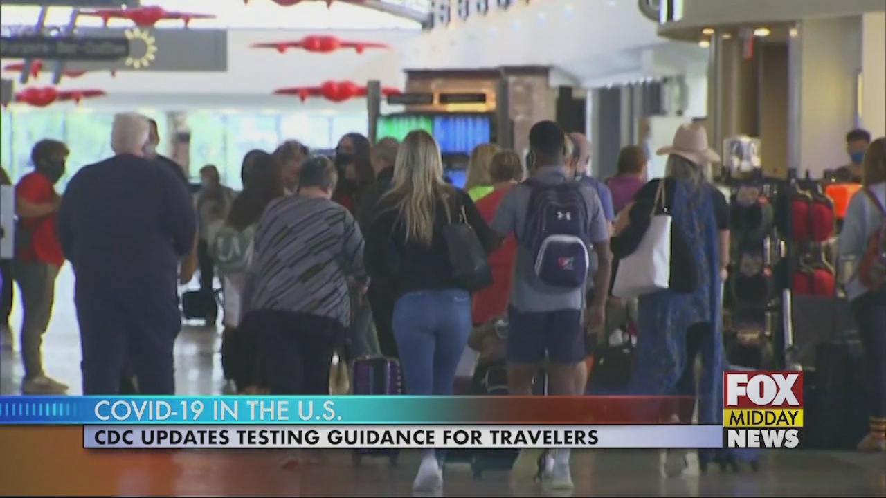 CDC Updates Testing Guidance for Travelers - WFXB