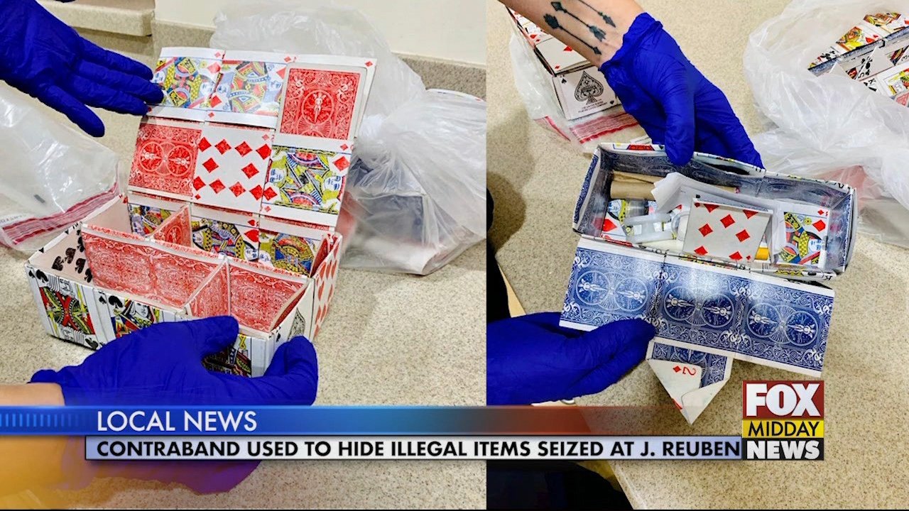 Contraband Used to Hide Illegal Items Seized at J. Reuben Long ...