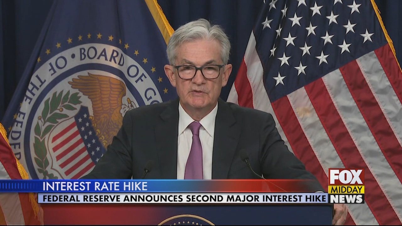 Federal Reserve Announces Second Major Interest Hike of 2022 - WFXB