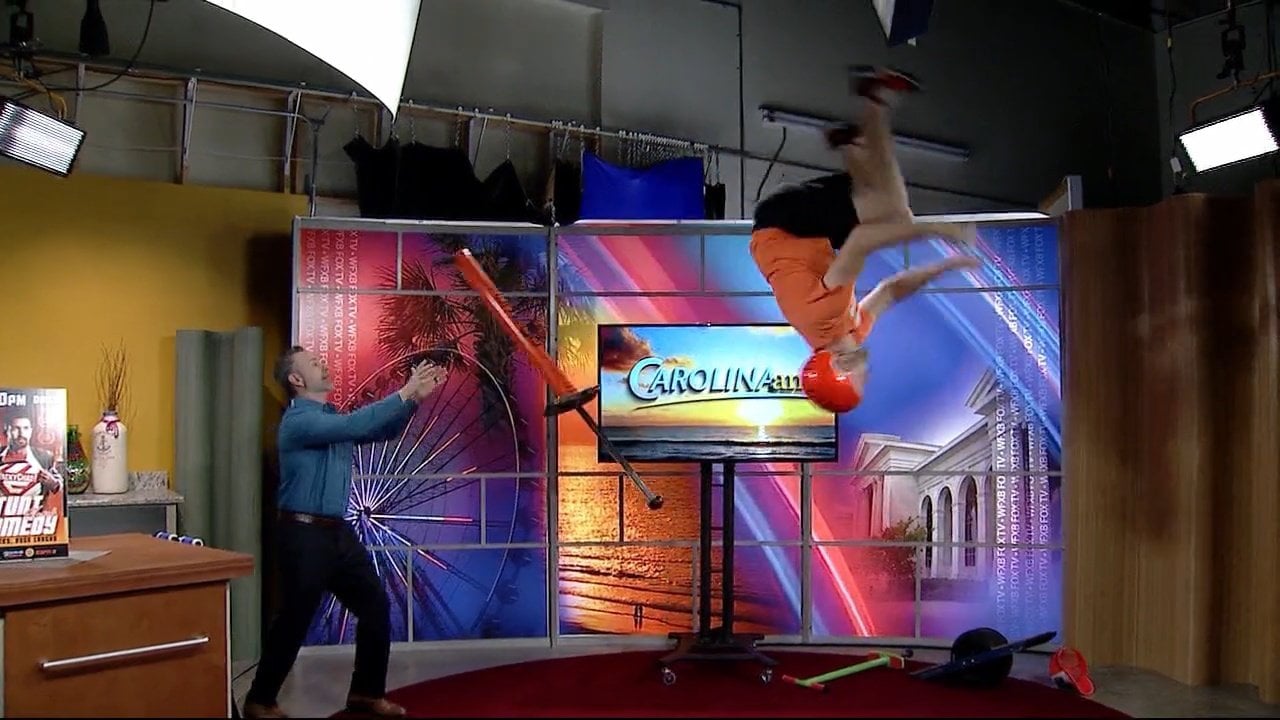 Wacky Chad Brings a Few Stunts to the Carolina AM Set - WFXB