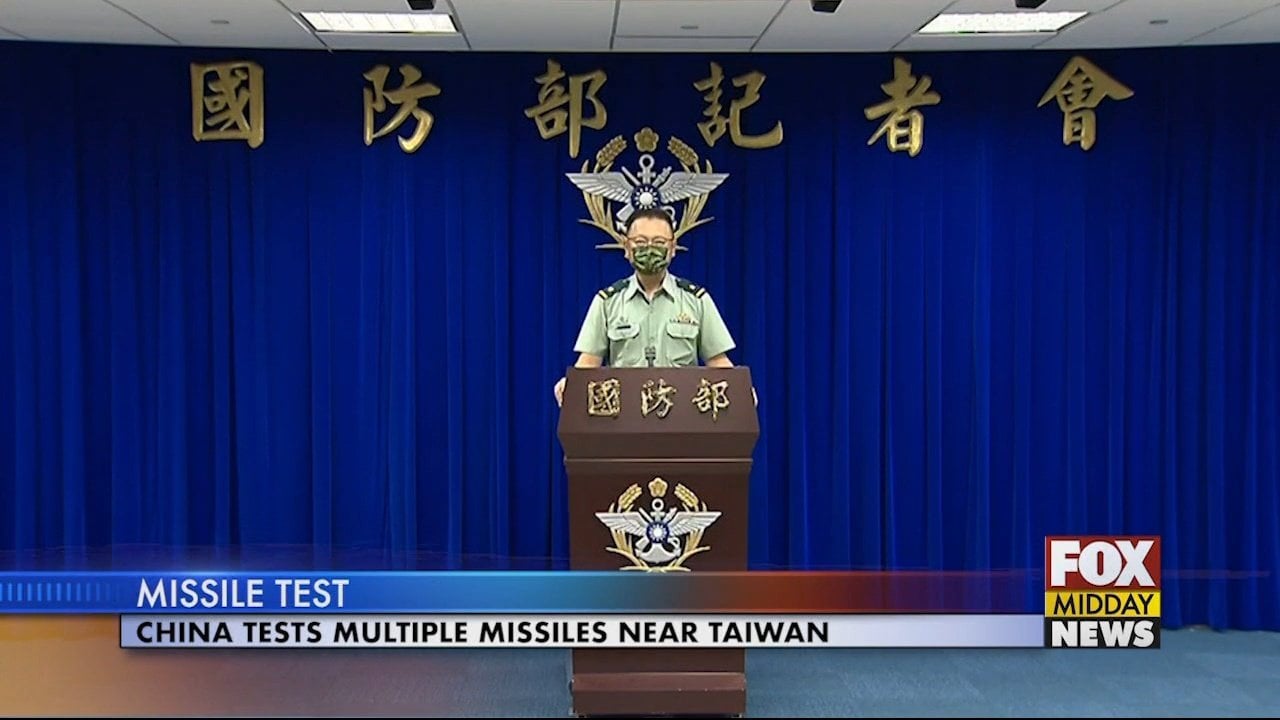 China Tests Multiple Missiles Near Taiwan - WFXB