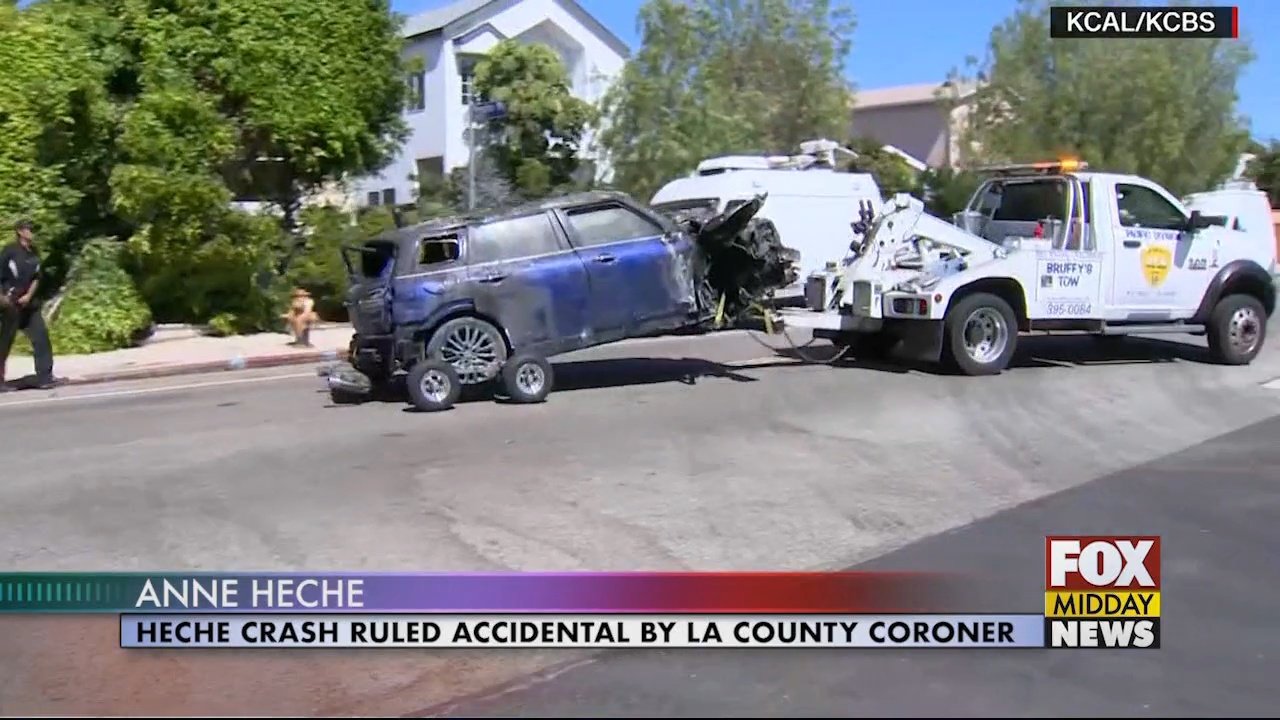 Anne Heche's Car Crash Ruled Accidental by LA County Coroner - WFXB