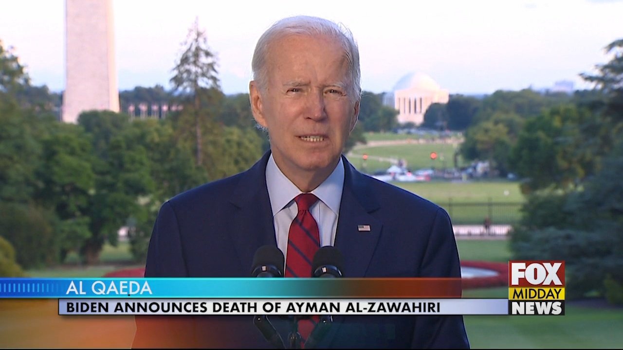 President Biden Announces Death of al Qaeda Leader Ayman al-Zawahiri - WFXB