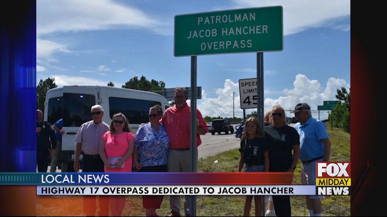 Highway 17 Overpass Dedicated to Fallen Myrtle Beach Police Officer ...