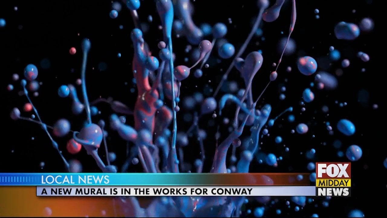 CCU Grad Students Are Painting A Mural In Conway - WFXB