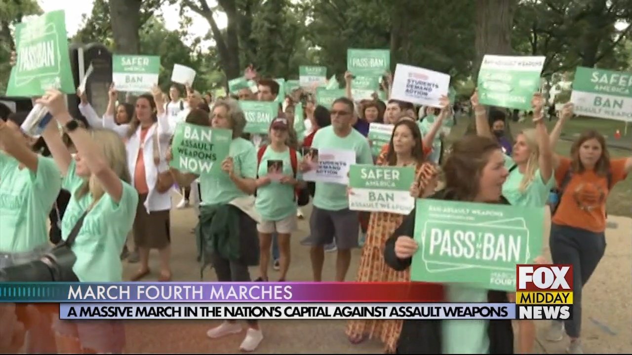 March Fourth Marched in Nation's Capital, Calling for Assault Weapons ...