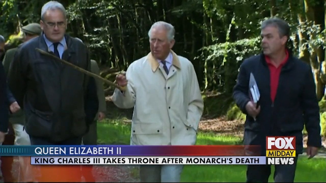 King Charles III Takes Throne After Queen Elizabeth II's Death - WFXB