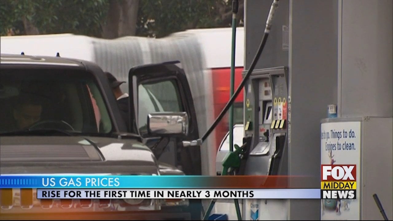 US Gas Prices Rise, First Time In Months - WFXB
