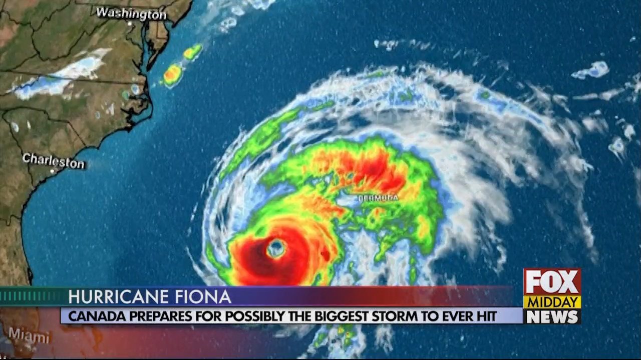 Hurricane Fiona, The Biggest Storm In Canada - WFXB