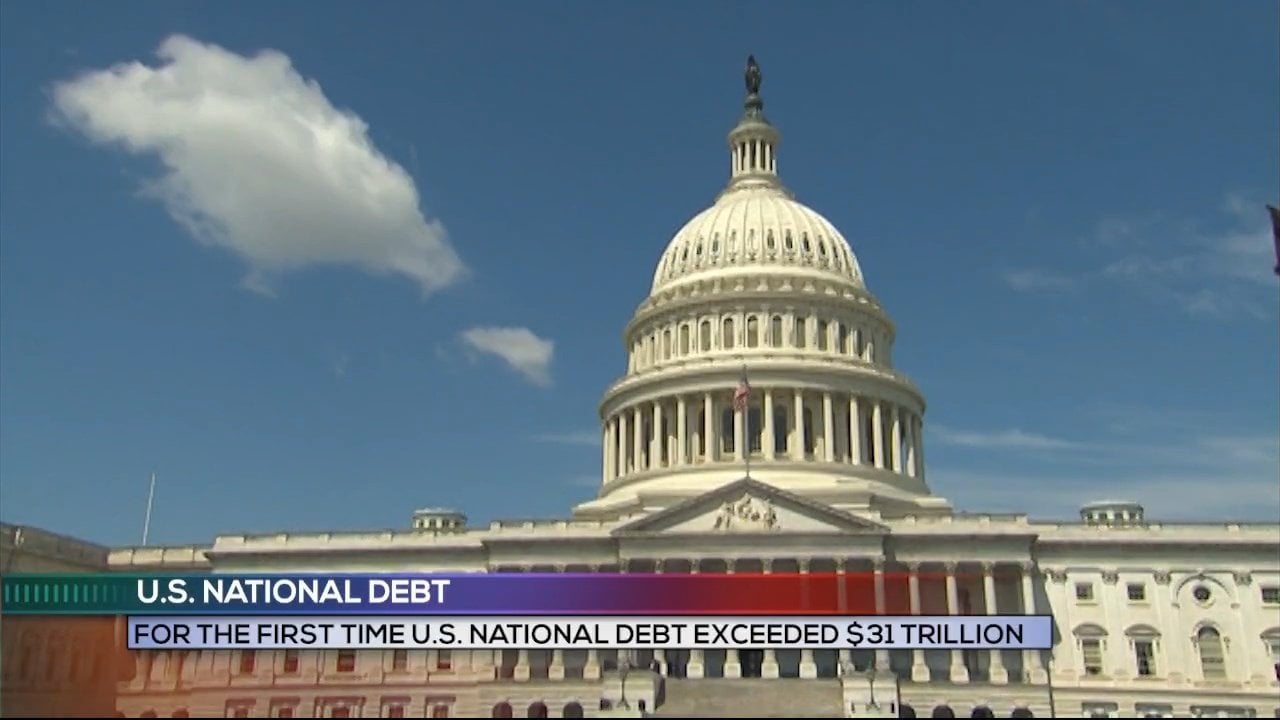 Americas National Debt Exceeded 31 Trillion For The First Time Wfxb