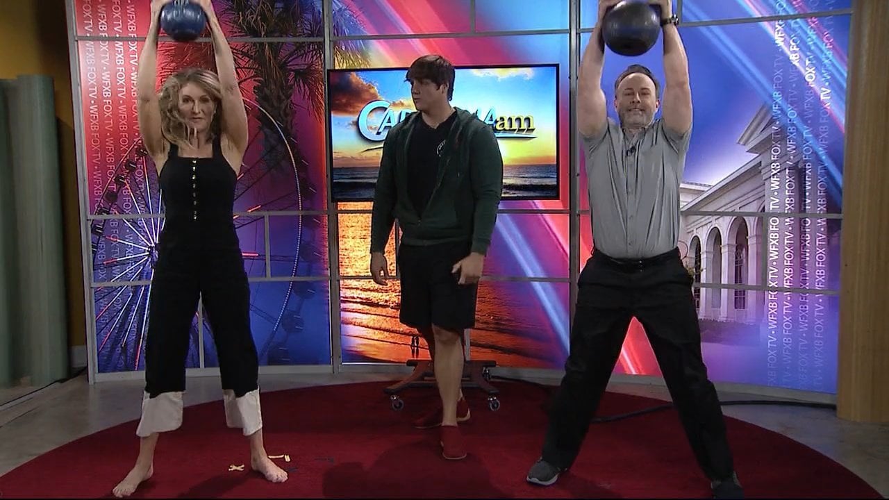 It's a Kettlebell Challenge on Carolina A.M. - WFXB