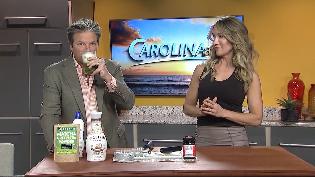 Audra Introduces the Trendy Health Drink - Matcha Tea - to Greg on ...