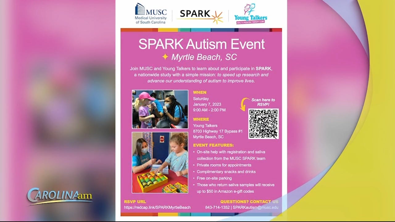 MUSC SPARK Teams Up with Young Talkers for Autism Research Event - WFXB