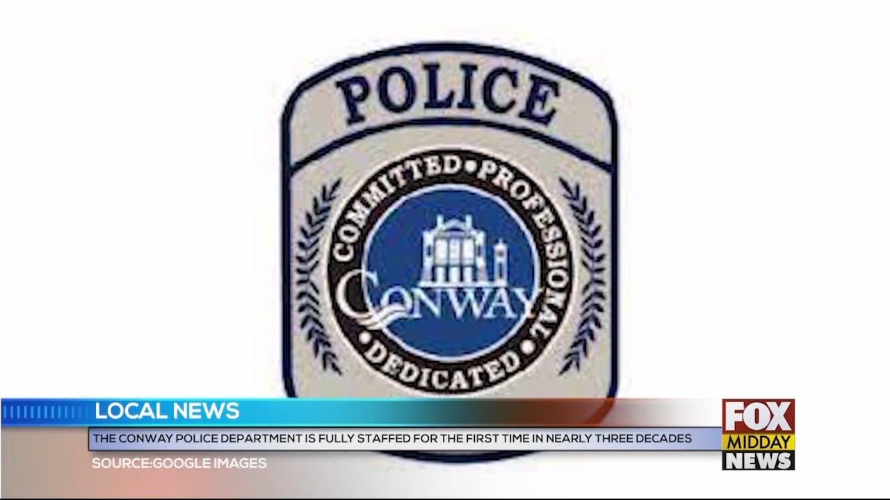 The Conway Police Department Is Fully Staffed - WFXB
